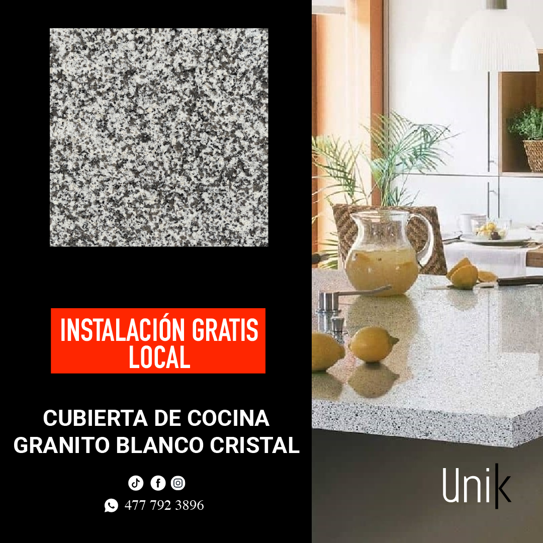 Granito Blanco Cristal – Unik